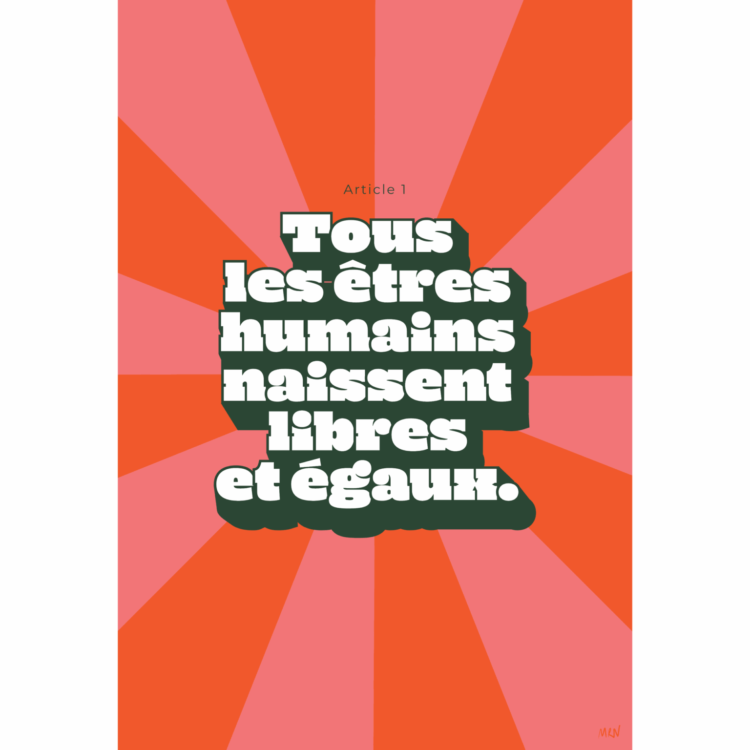 TRIO D’AFFICHES – INSPIRÉ DE LA DÉCLARATION UNIVERSELLE DES DROITS DE L ...